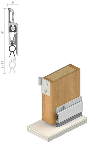 Raven Automatic Noise & Weather Door Seal RP60 – EnviroShop